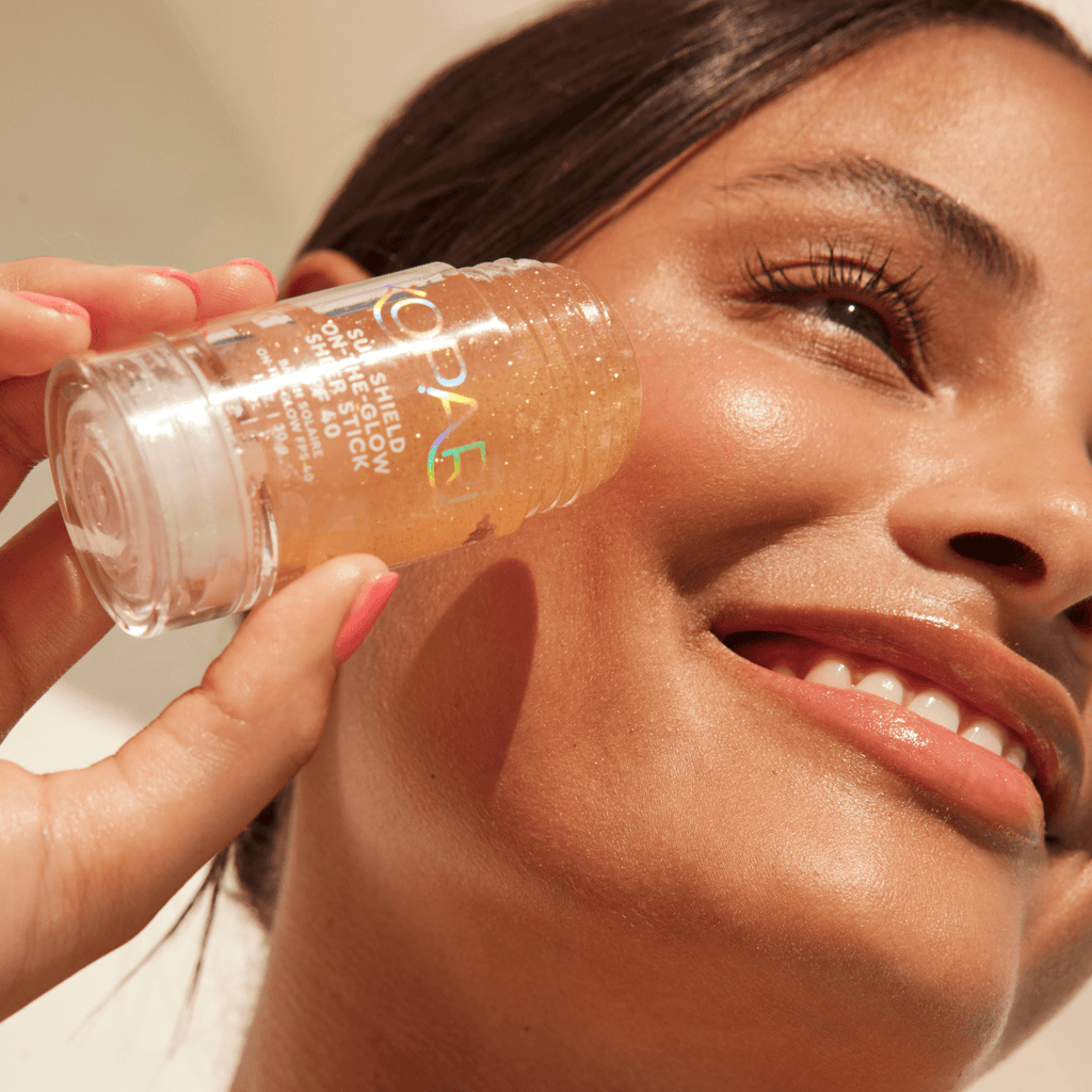 Sun Shield On-The-Glow Sheer Stick Sunscreen SPF 40 – Kopari Beauty