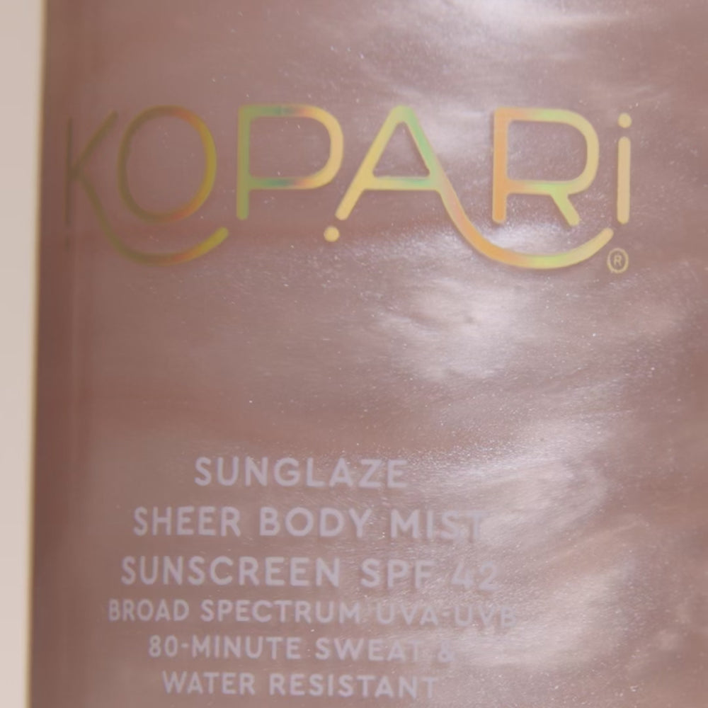 Sunglaze Sheer Body Mist Sunscreen SPF 42 – Kopari Beauty